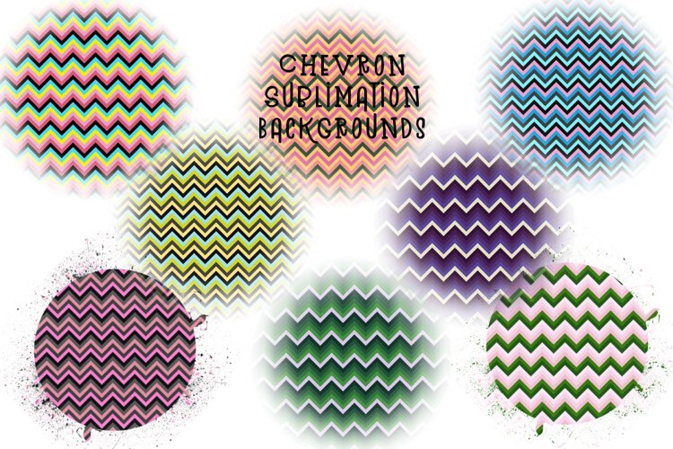 Chevron Sublimation Backgrounds