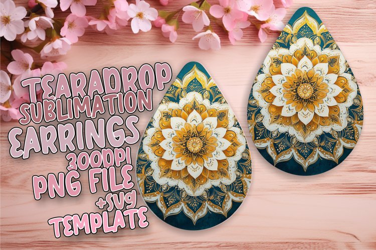 Creative Teardrop Design for DIY , Mandala