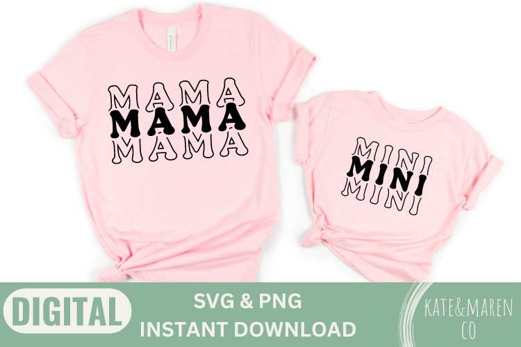mama mini svg, retro svg (2585221)