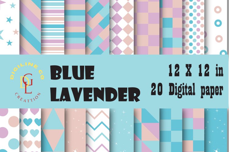 lavender blue Digital paper Purple Iridescent Textures paper