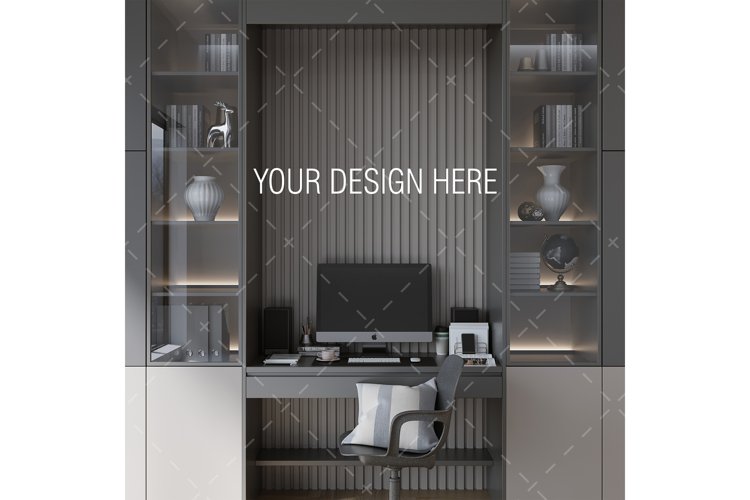 Study Room Frame Mockup, Young Room Mockup, Study (2329716)