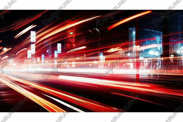 vibrant red blurred lights (4573451)