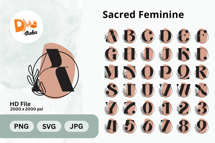 Sacred Feminine Monogram
