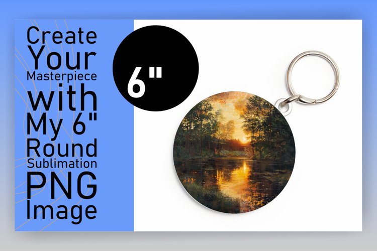 Enchanted Escapes: Round Sublimation Display