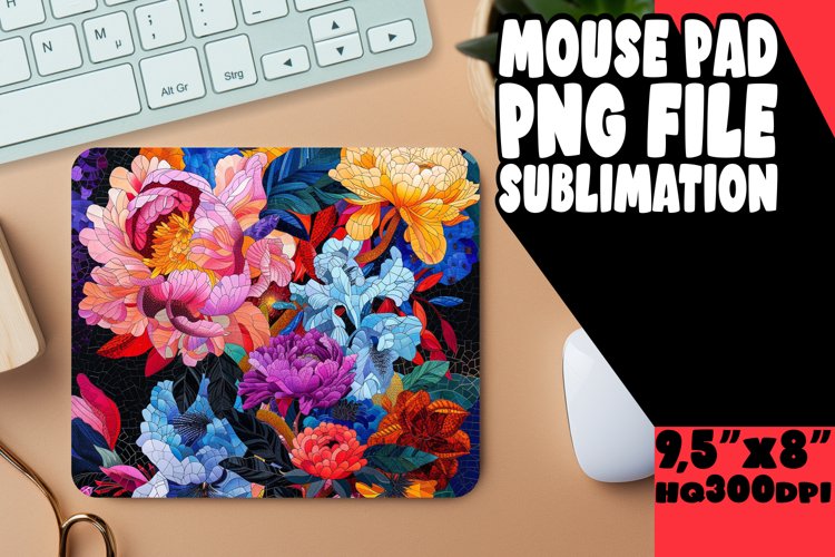 Modern Flower Pattern Sublimation Design (3576179)