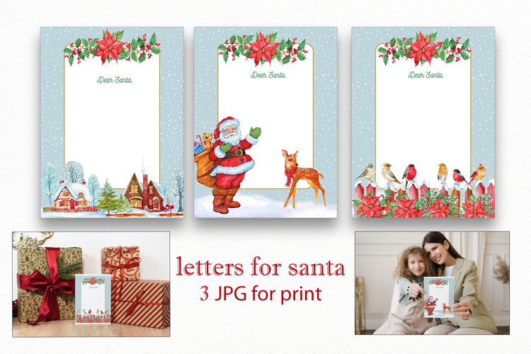 Letters for santa digital printable set (2249542)