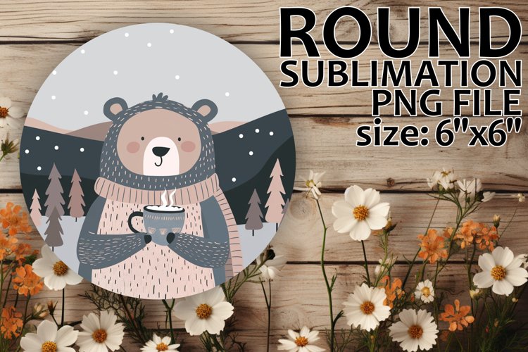 Dynamic Round Design for Coasters , Winter