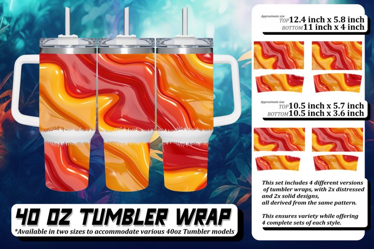 Vibrant Abstract 3D Wrap