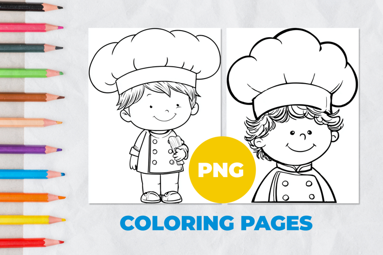 Profession Cook Coloring Pages | Coloring book (6426578)