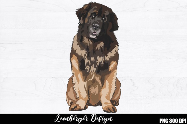 Leonberger PNG Sublimation