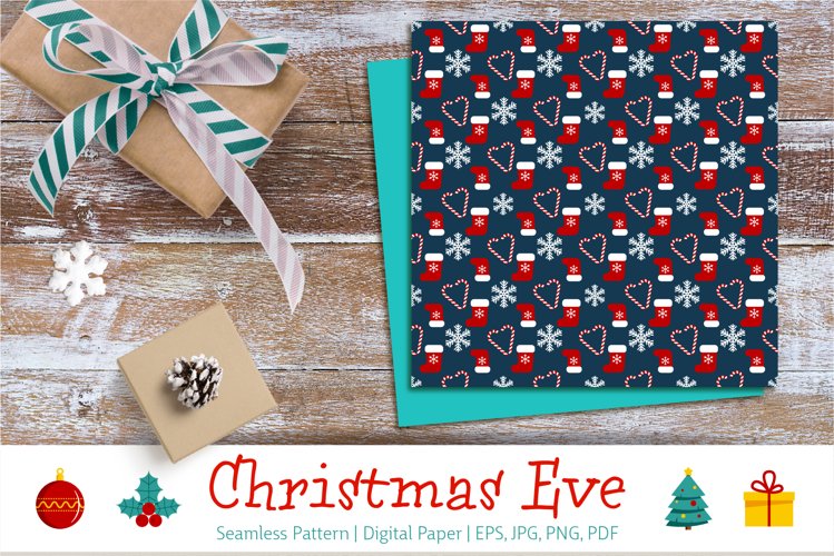 Christmas Eve | Seamless Pattern | Digital Paper (817355)