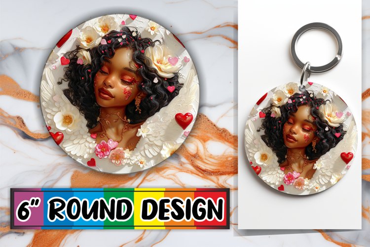 Sweetheart's Love Muse: Keychain Sublimation