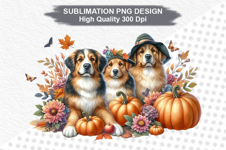 Halloween Dog - Halloween clipart Sublimation PNG Design