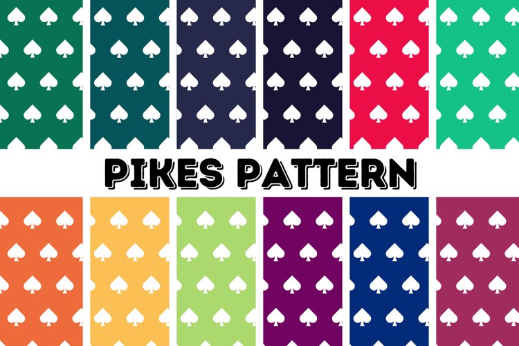 Digital Paper Pikes Pattern