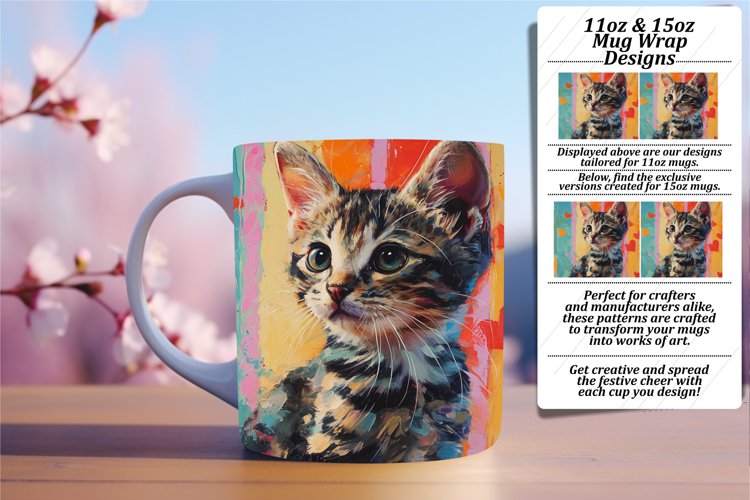 Whimsical Animal Patterns on Mugs - Spring Joy