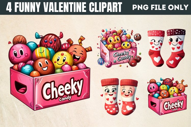 Funny Valentine Clipart PNG (5103699)
