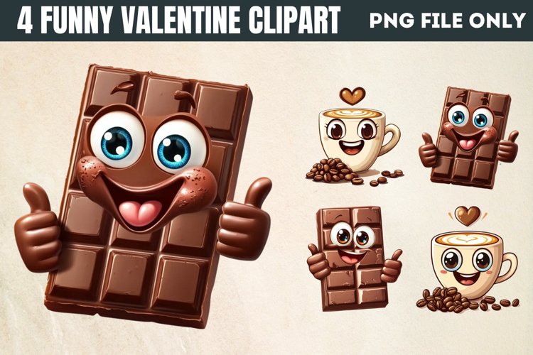 Funny Valentine Clipart PNG (5103700)