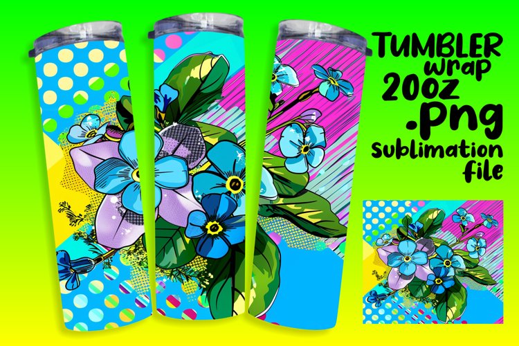 Cheerful Flower Pattern Sublimation Wraps (3827754)