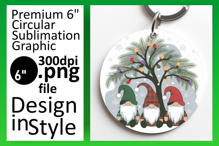 Sophisticated Round Design Car Coaster , Gnomes