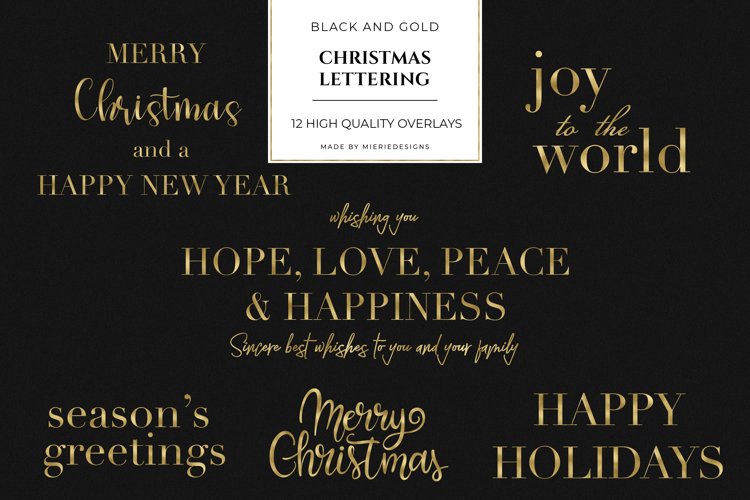 Merry Christmas Clipart Clip Art, Gold Christmas Lettering (1050436 ...