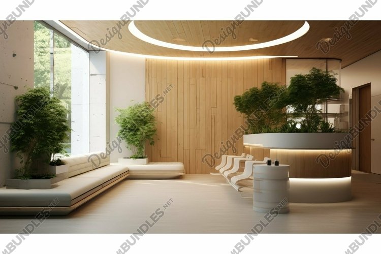 bright clinic interior