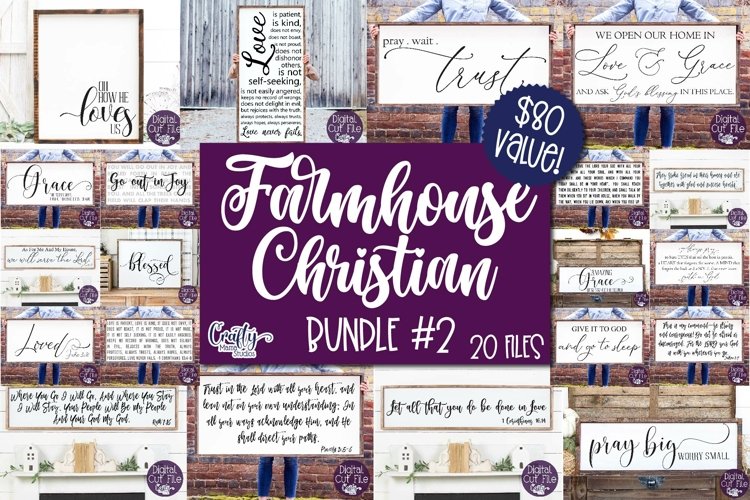 Farmhouse Svg, Christian Svg, Farmhouse Sign Bundle 2, Home (1314354 ...