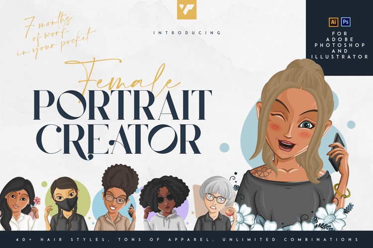 Female Portrait Creator - Ai and PS