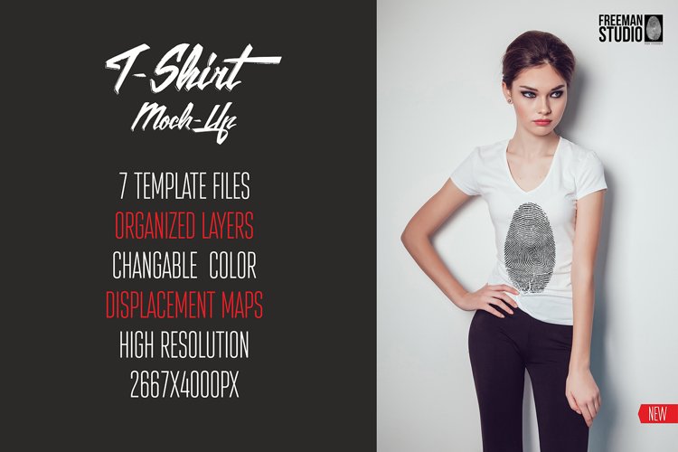 T-Shirt Mock-Up Vol.3 2017