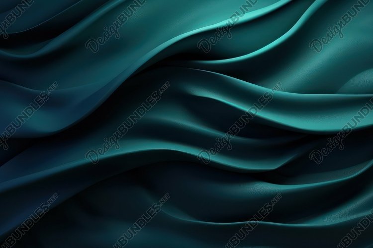 Turquoise Silk Fabric Background Wallpaper