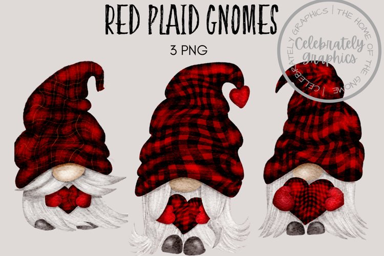 Red Plaid Gnomes (1199057)