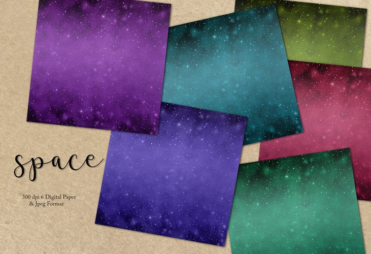 Space Digital Paper, Backgrounds