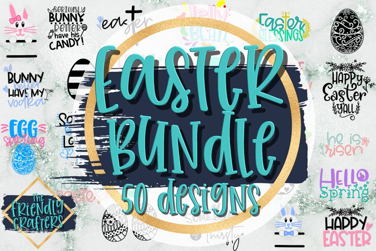 Easter Bundle - 50 Easter Designs! - Easter Cut (397572)
