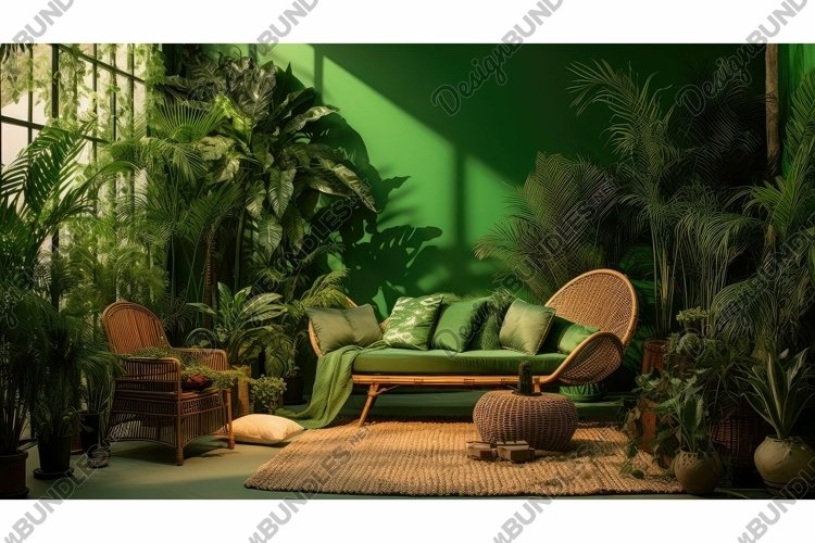 organic green interior room (4834657)