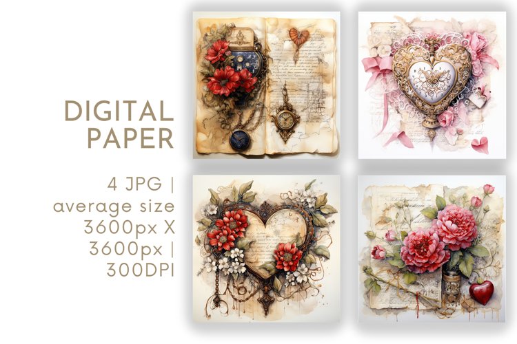 Valentines Digital Paper (2832814)