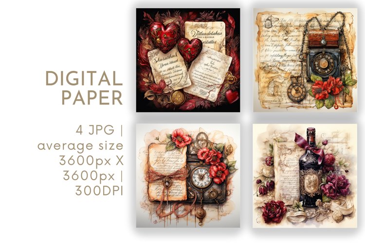 Valentines Digital Paper (2832830)