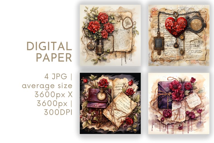 Valentines Digital Paper (2832845)