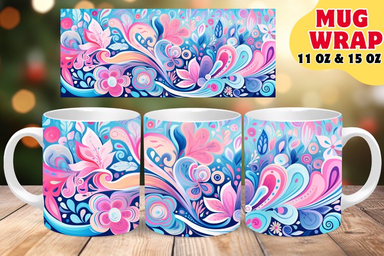 Artistic Flair Unleashed: Colorful Mug Design