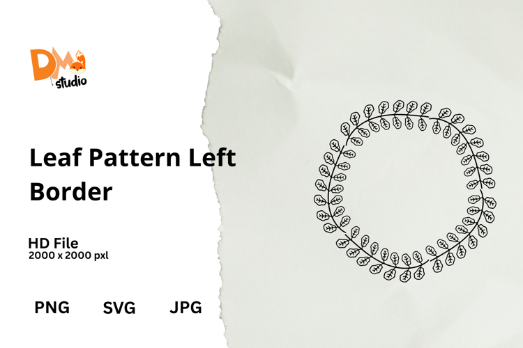Leaf Pattern Left Border (6006639)