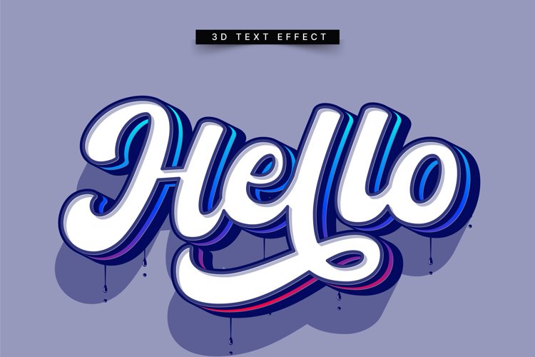 Editable Text Effect For Illustrator Vector 2313199 