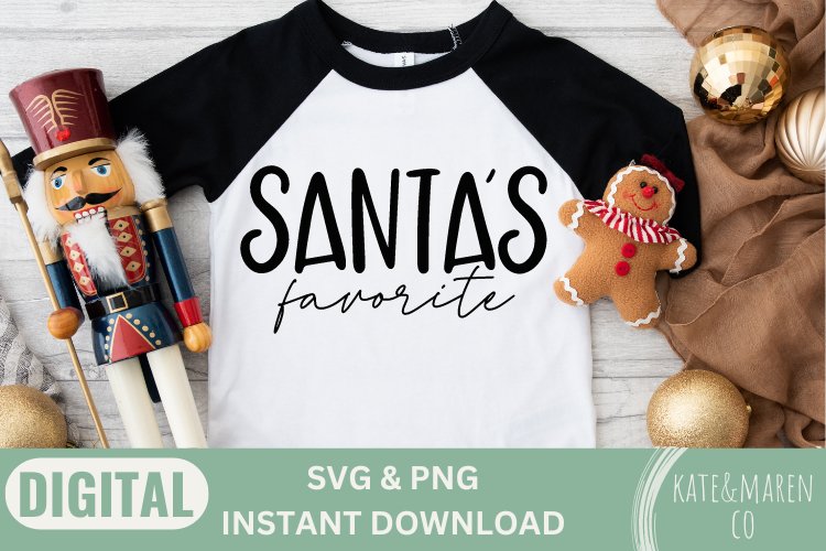 Santa's Favorite SVG | Kids Christmas SVG (2686584)