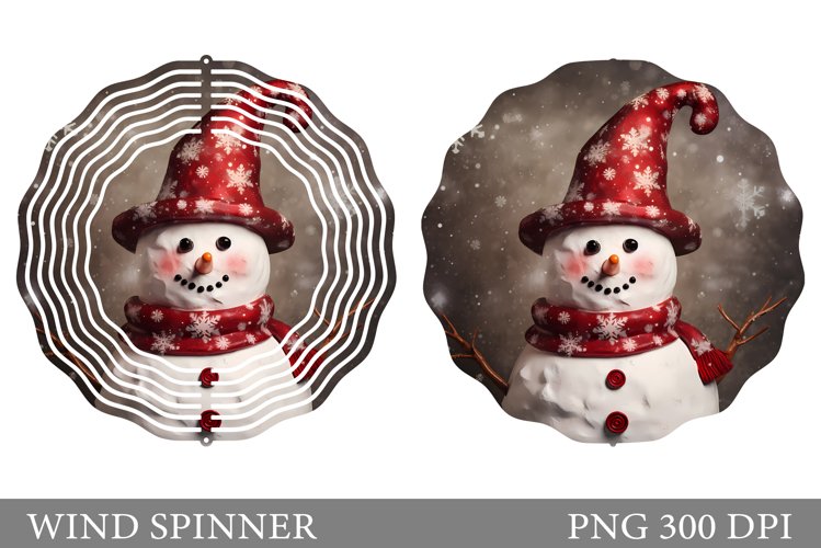 Snowman Wind Spinner Design. Winter Wind Spinner (2740928)