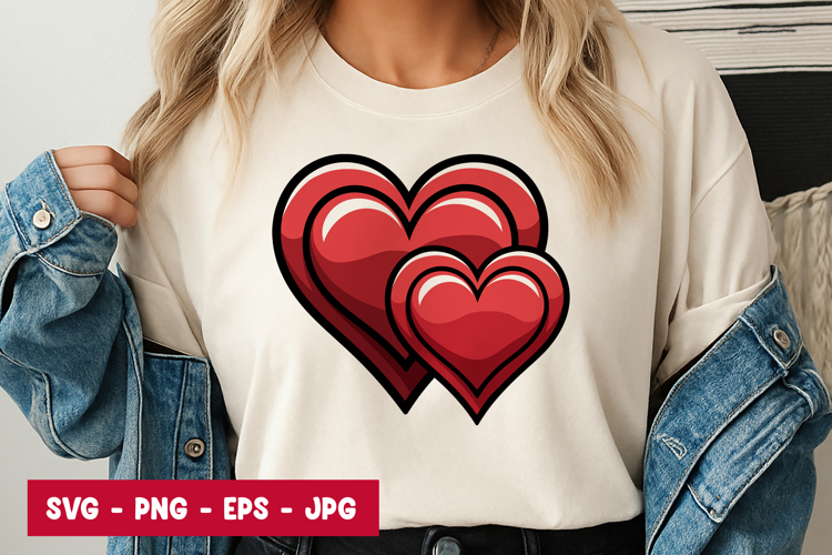 Smooth Rounded Heart Icon SVG PNG