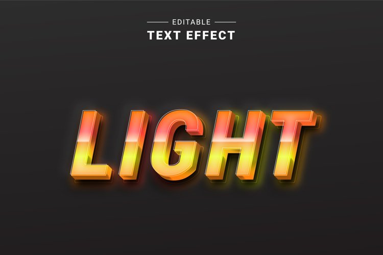 Editable Text Effect for Illustrator. Vector (2186730)