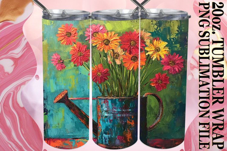 Summer Blossom Sublimation Art - Retro Vibes