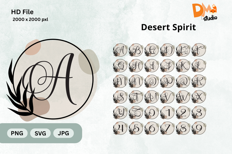 Desert Spirit Monogram