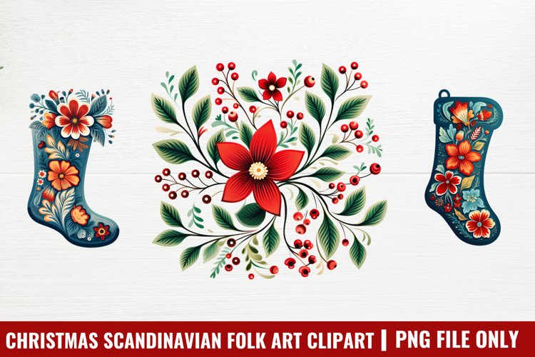 Christmas Scandinavian Folk Art (4335099)