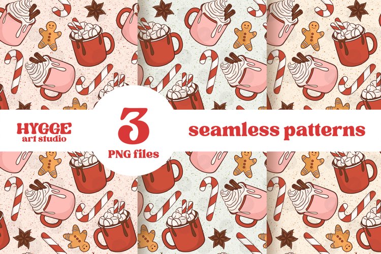 Christmas Coffee Seamless Patterns | Christmas (2272366)