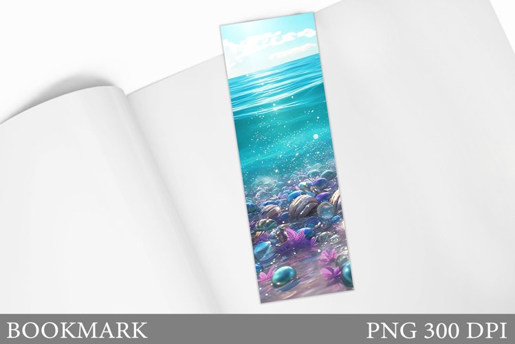 Sea Bookmark Design. Sea Bookmark Sublimation (2856186)