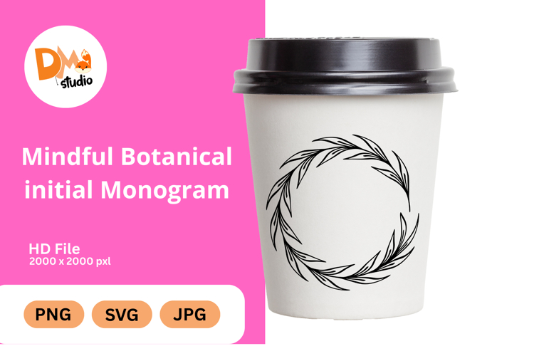 Mindful Botanical Initial Frame (6005818)