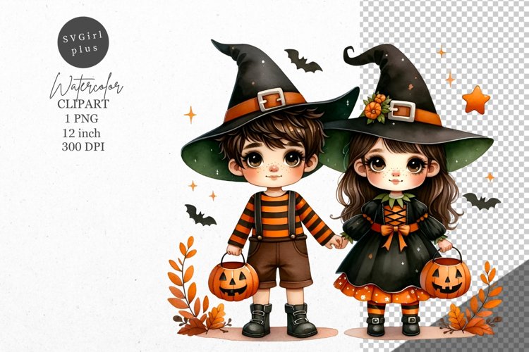 Halloween clipart, Trick and treat, Kids Halloween (3568901)